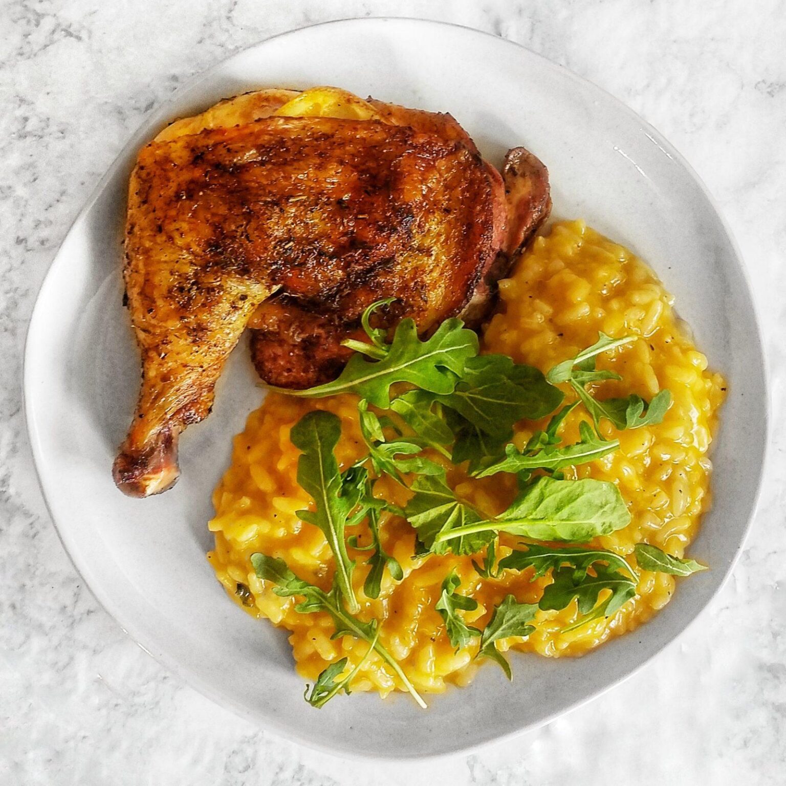 The Secret to Juicy + Crispy Chicken Quarters - Mandy Olive